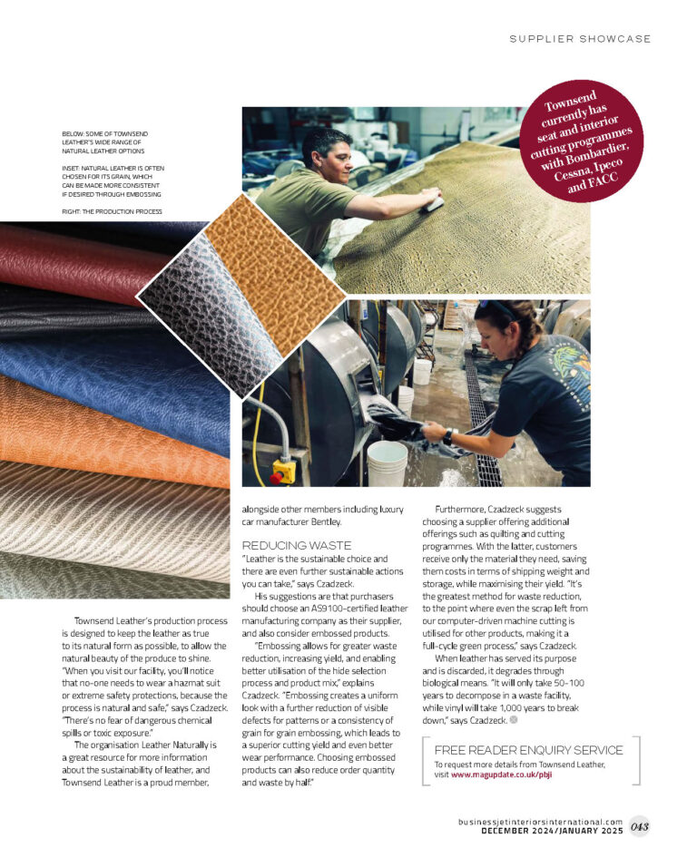Leather is THE sustainable choice - Townsend Leather