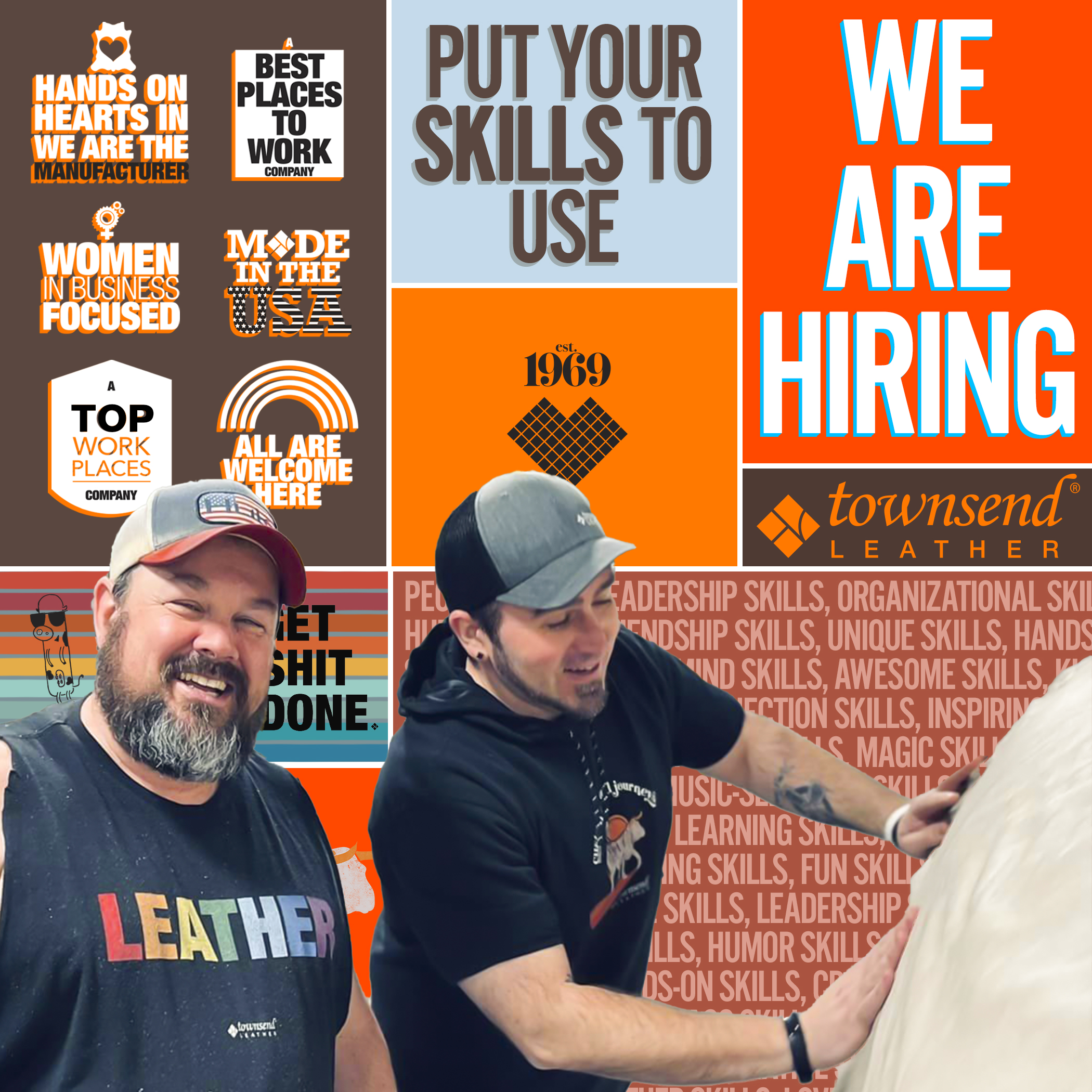 Put your skills to use... - Townsend Leather